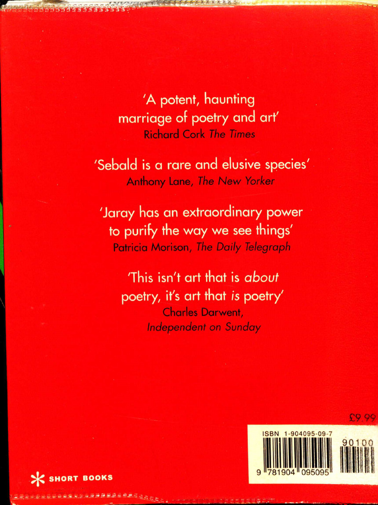 Poems by W. G. Sebald | PDF