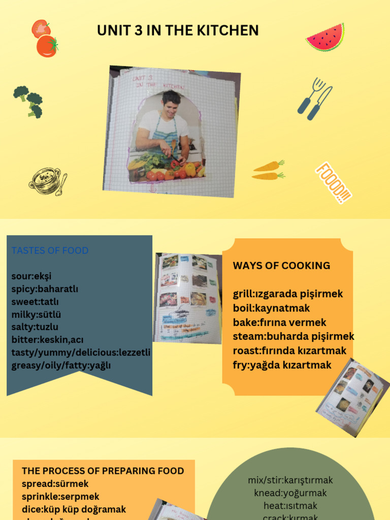 Unit 3 in The Kitchen | PDF