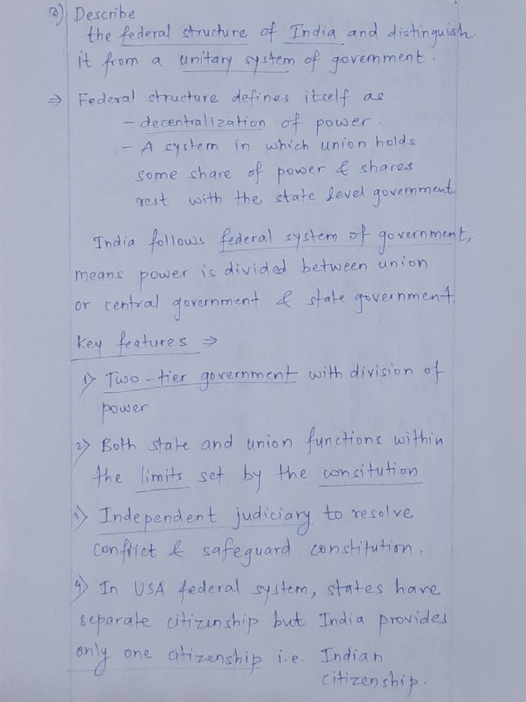 India's Quasi-Federal System | PDF