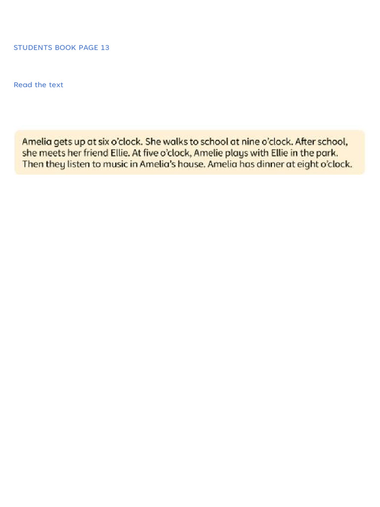 STUDENTS BOOK PAGE 13_text | PDF