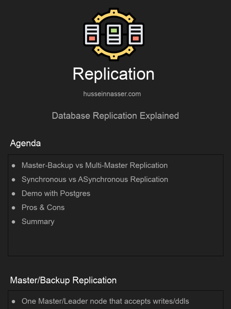 DB Replication | PDF
