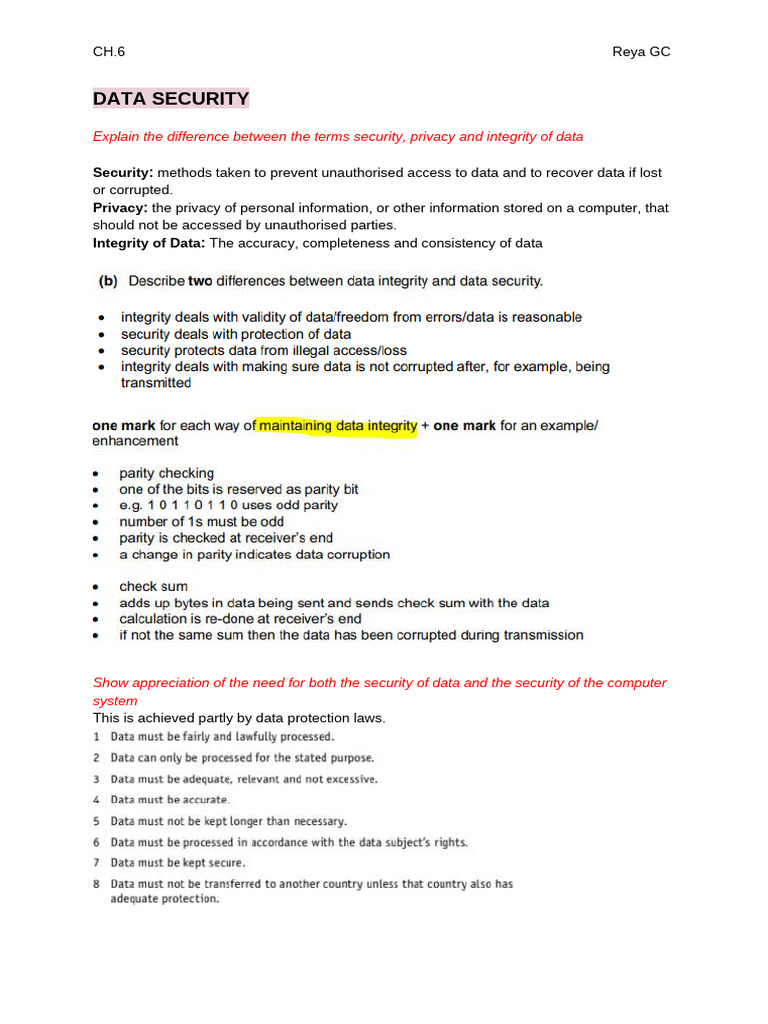 Data Security: Key Concepts & Measures | PDF | Computer Virus | Antivirus Software