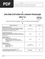 Exemple Examen A1 Adulte Delf | PDF