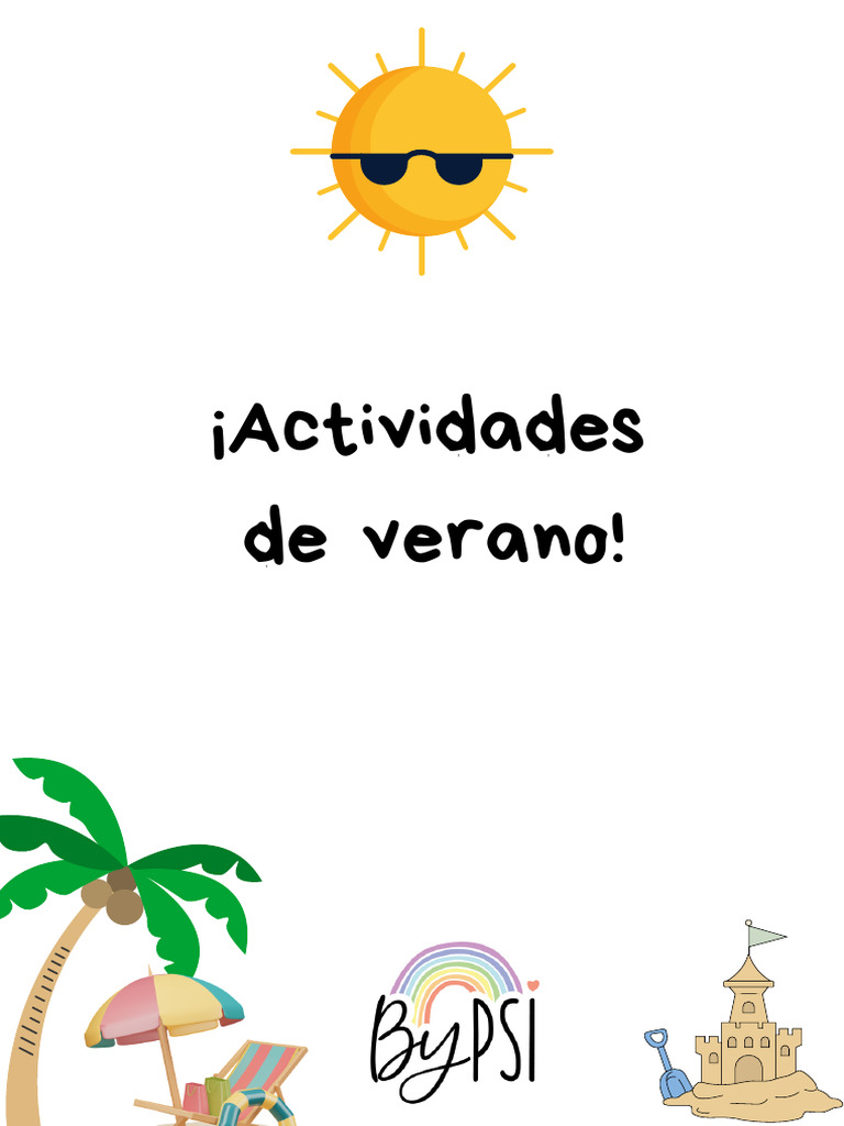 Actividades Divertidas para el Verano | PDF