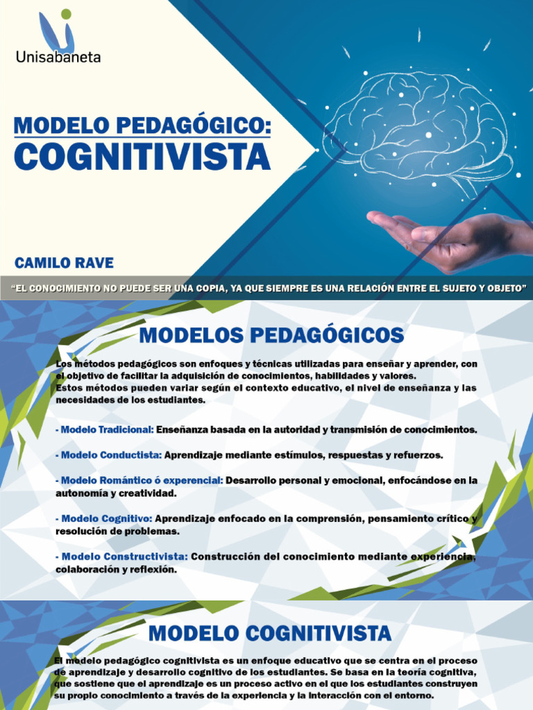 Presentación Modelo Cognitivista | PDF