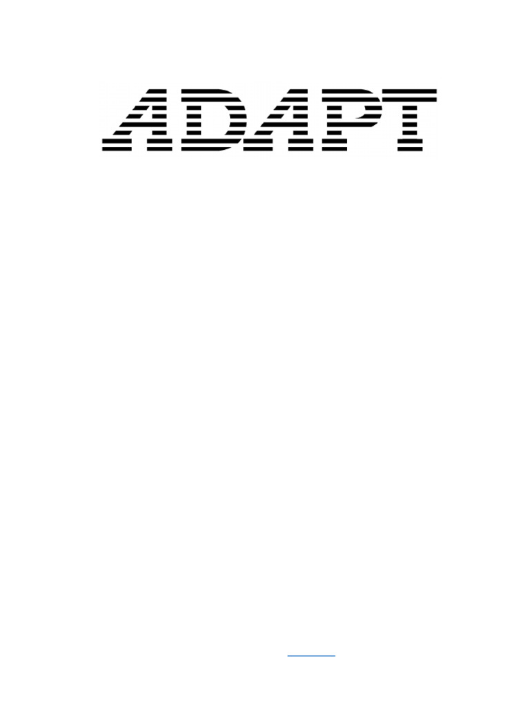 ADAPT-Modeler 20 Manual | PDF | Cursor (User Interface) | Menu (Computing)