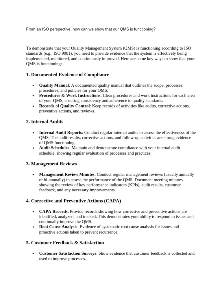 From An ISO Perspective | PDF | Quality Management System | Audit