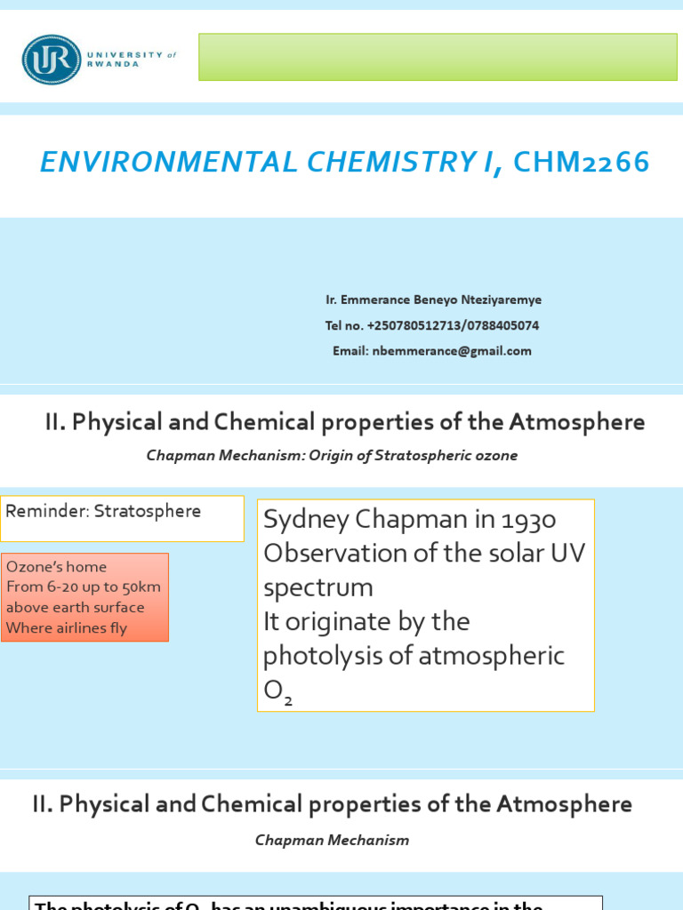 Hydrogen Leakage and Ozone Dynamics | PDF | Stratosphere ...