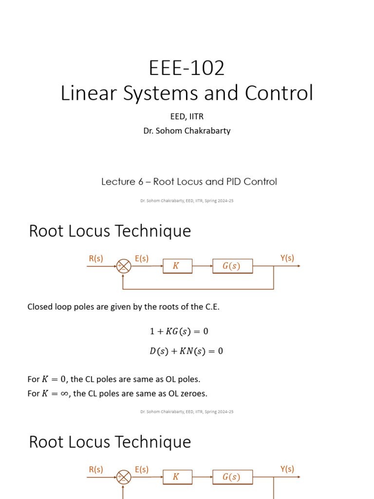 EEE 102 Control 06 | PDF | Applied Mathematics | Control Theory