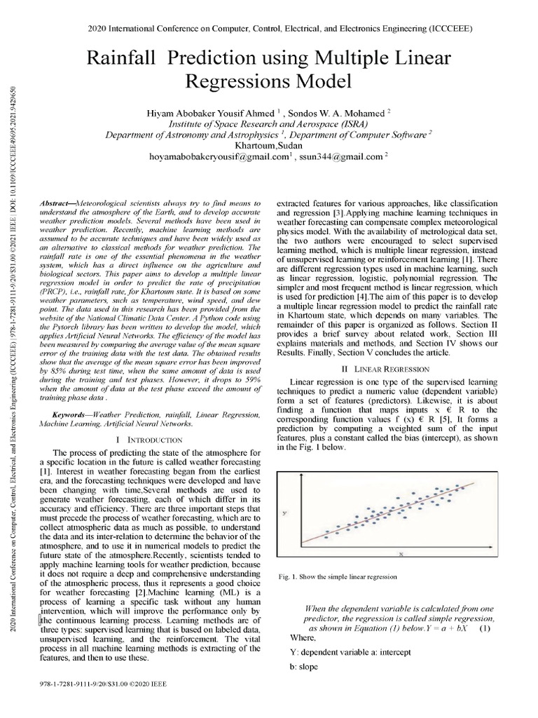 ahmed2021 | PDF | Regression Analysis | Machine Learning