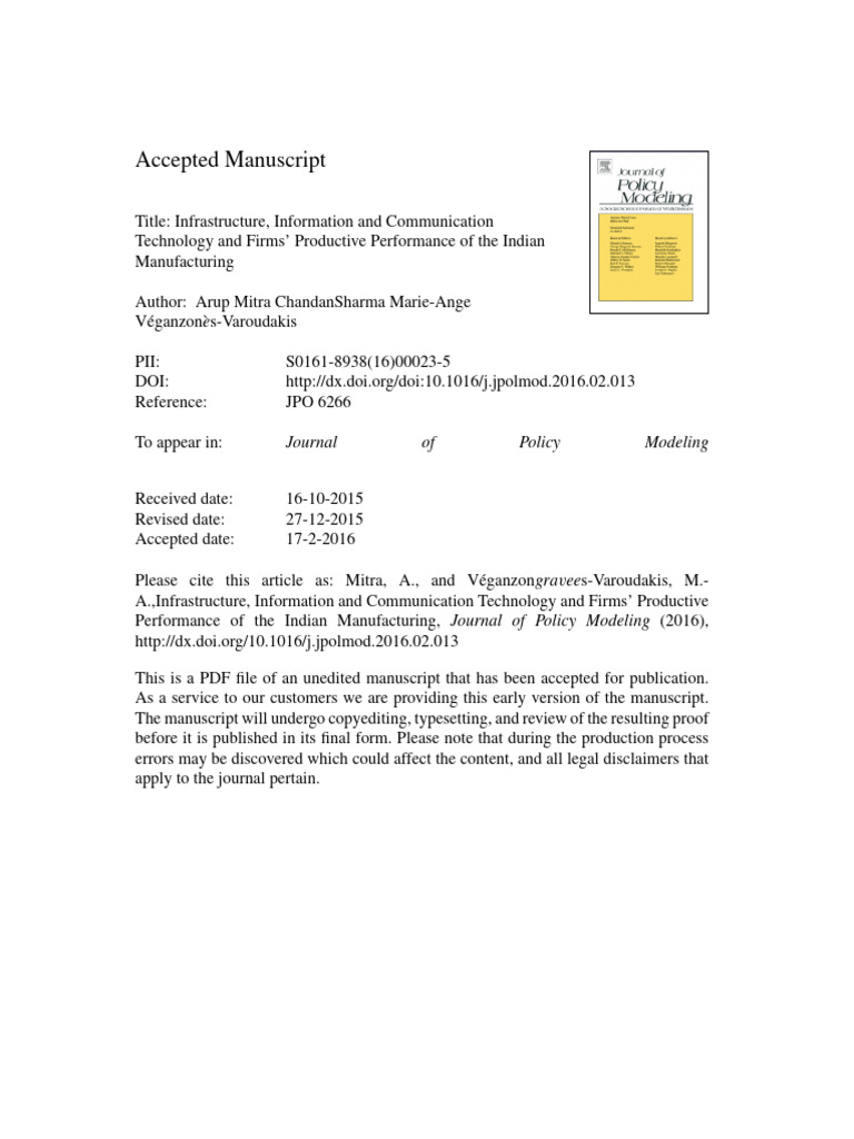 2016 Arup Mitra | PDF | Principal Component Analysis | Statistics