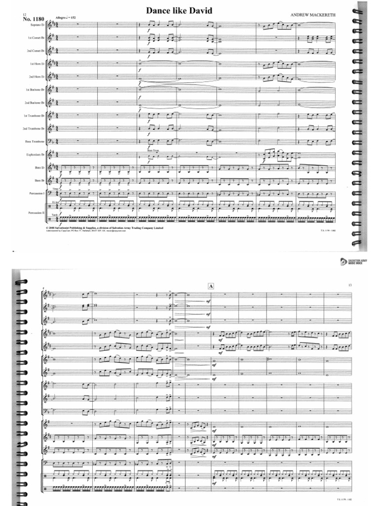 Dance Like David Band Set 240516 104214 | PDF