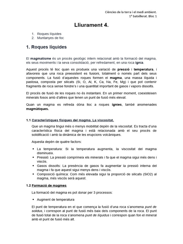 4-Roques i Volcans | PDF