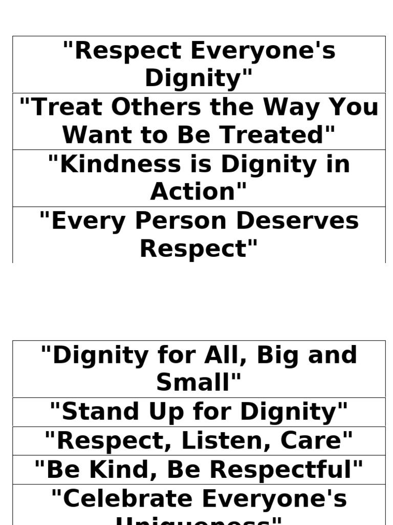 Respect Everyone | PDF