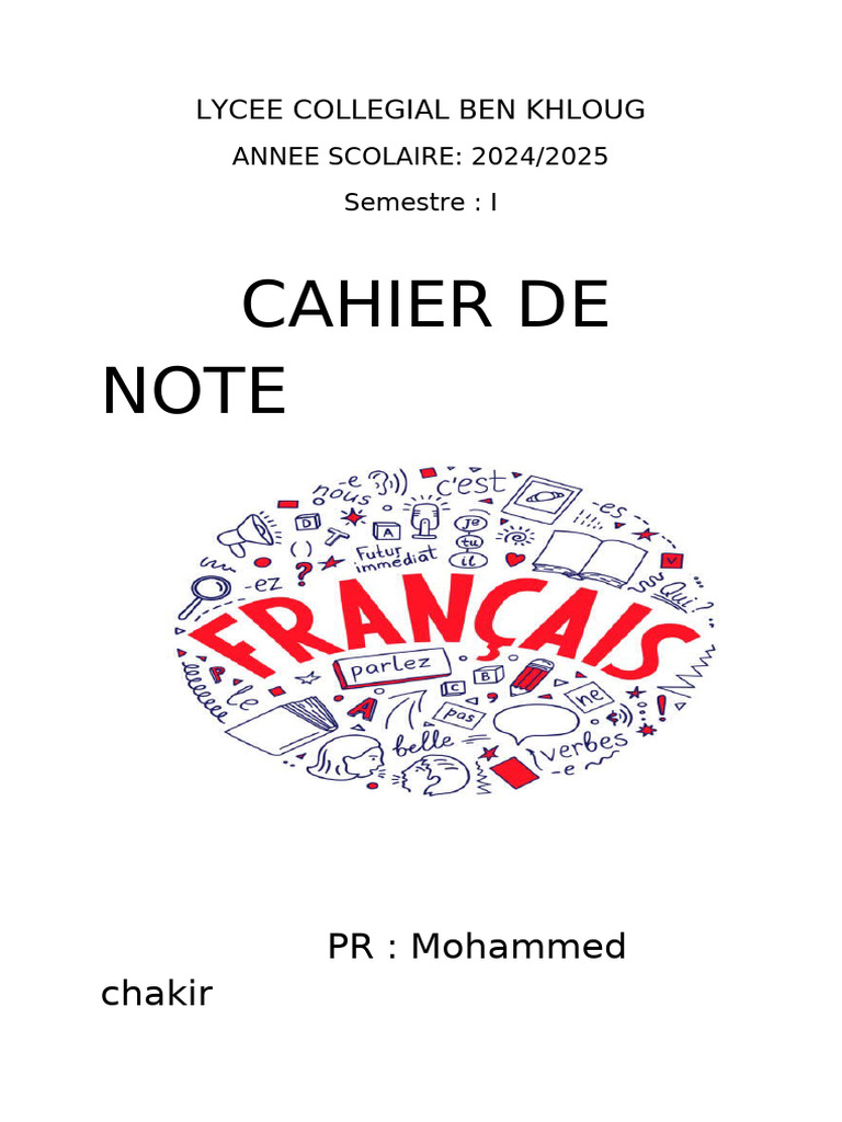 Page de Garde C de Note | PDF
