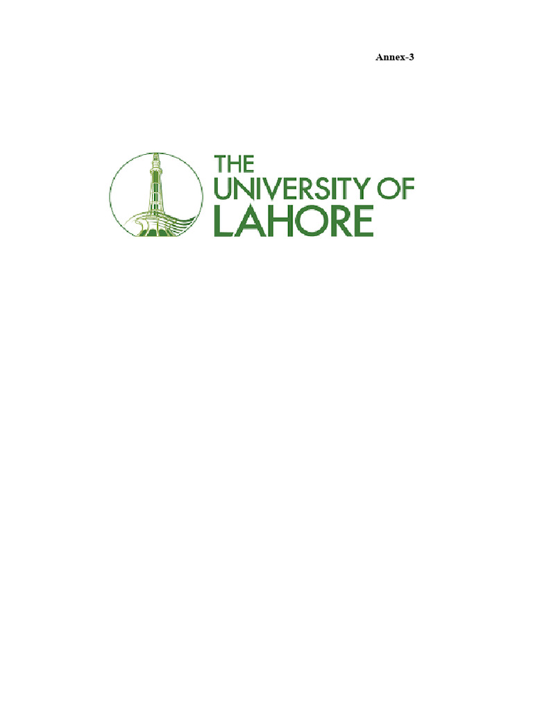Guidelines For SynopsisThesis Format MPhil and PHD Degree Programs ...