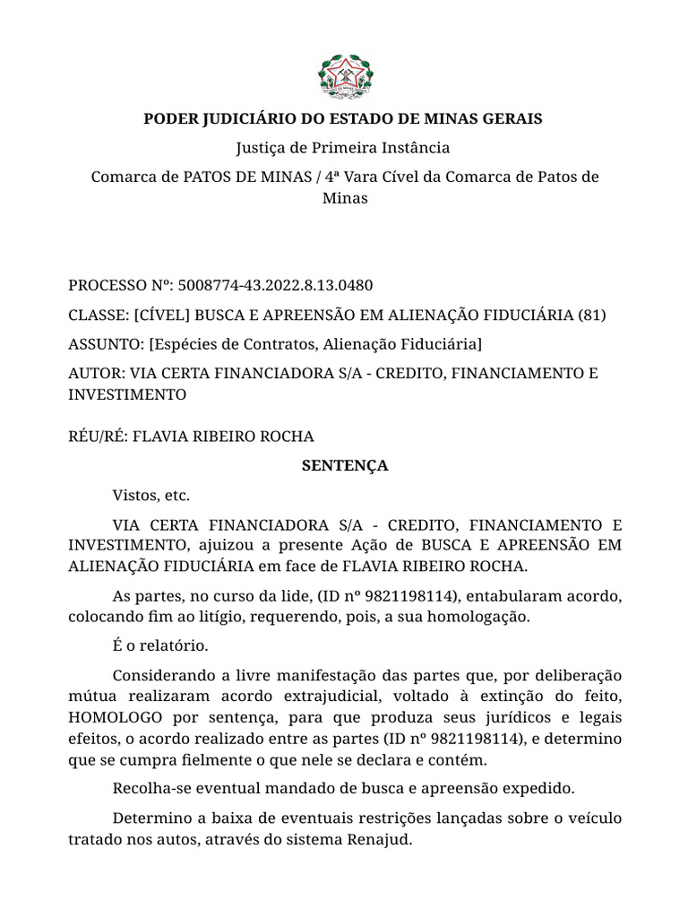 · Processo Judicial Eletrônico - 1º Grau | PDF
