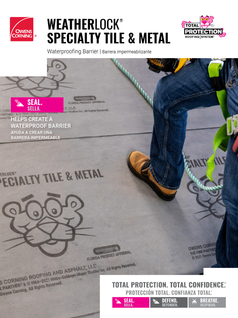 OC - WeatherLock - Specialty Tile and Metal - DataSheet | PDF ...