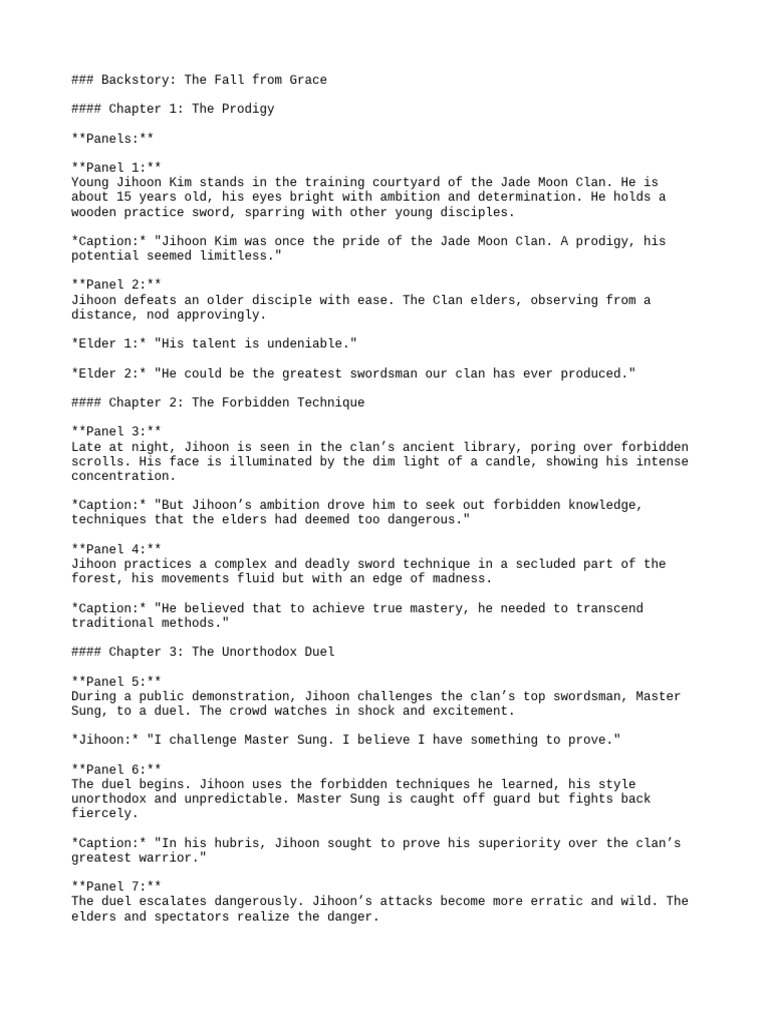 Backstory The Fall From Grace | PDF