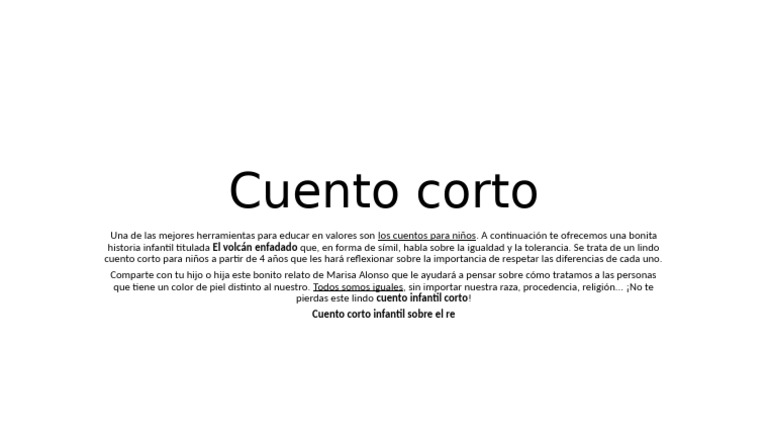 Cuento corto | PDF
