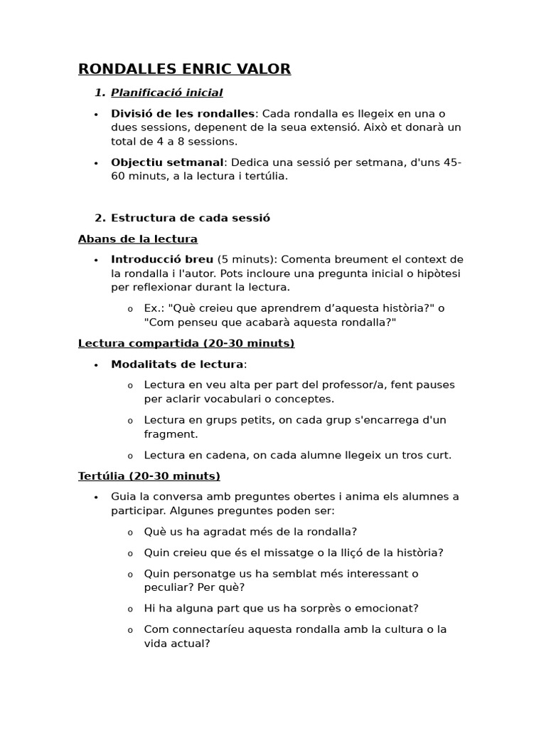 Rondalles Enric Valor | PDF