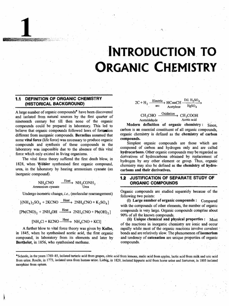 Organic Chemistry Basics | PDF | Chemical Bond | Covalent Bond