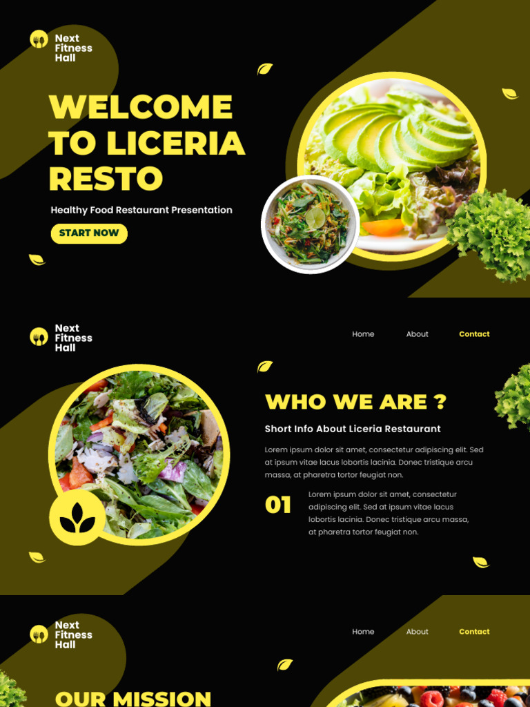 Liceria Resto: Healthy Dining Experience | PDF | Salad | Foods