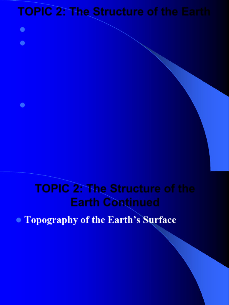 Structure and Composition of Earth | PDF | Continental Shelf | Earth