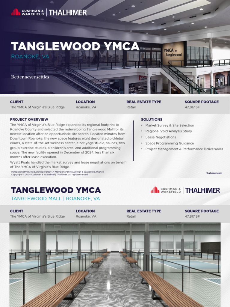 YMCA Tanglewood - Case Study 12 2024 | PDF | Roanoke
