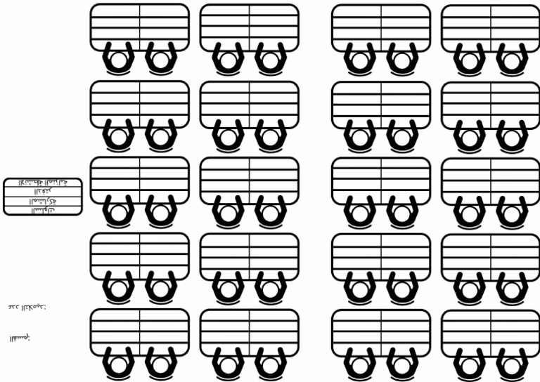 Green Geometric Blank A4 Document Landscape | PDF