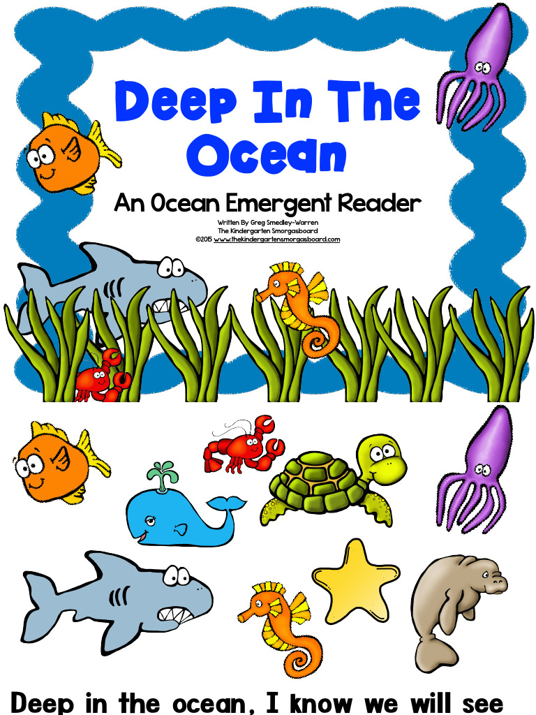 deep in the ocean emergent reader | PDF | Marine Biology