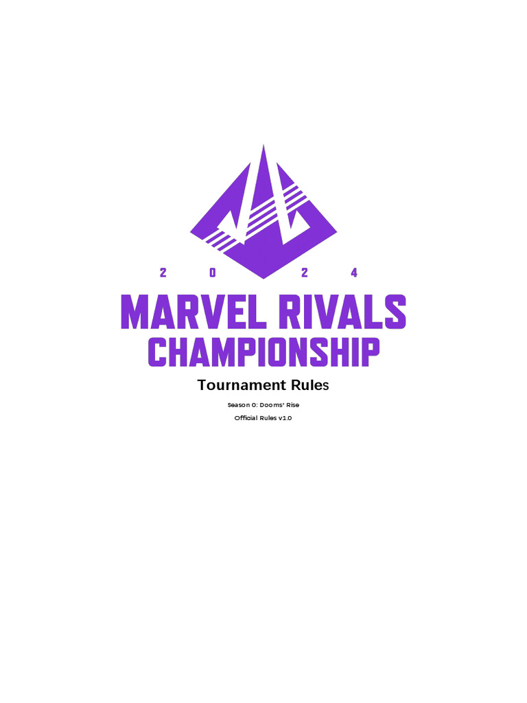 Marvel Rivals Championship | PDF