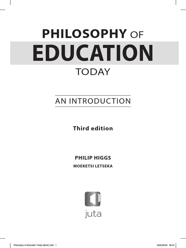Philosophy of Education Today Third Edition | PDF | Knowledge | Rationalism