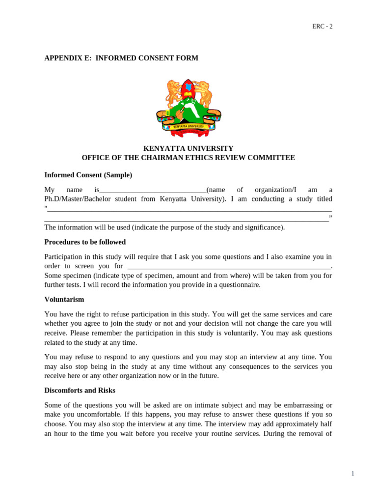 Informed Consent Guide | PDF | Informed Consent | Consent