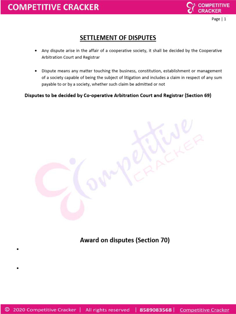 Cooperative Dispute Resolution Process | PDF | Arbitration | Arbitral ...