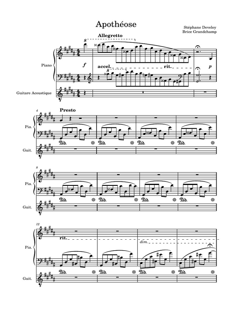 Apothéose | PDF | Musical Forms | Elements Of Music