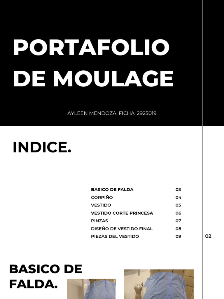 Ayleen Mendoza. Potafolio Moulage. | PDF