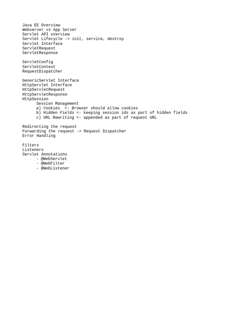 Servlets Notes | PDF