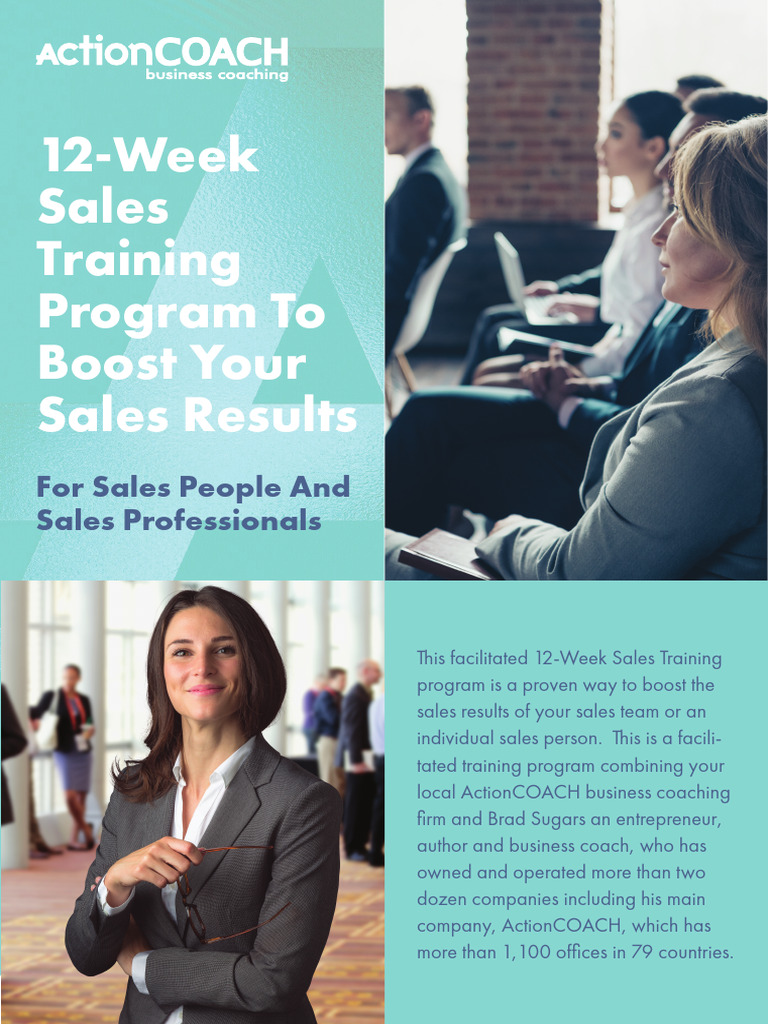 12-Week Sales Training Program | PDF | Customer | Sales