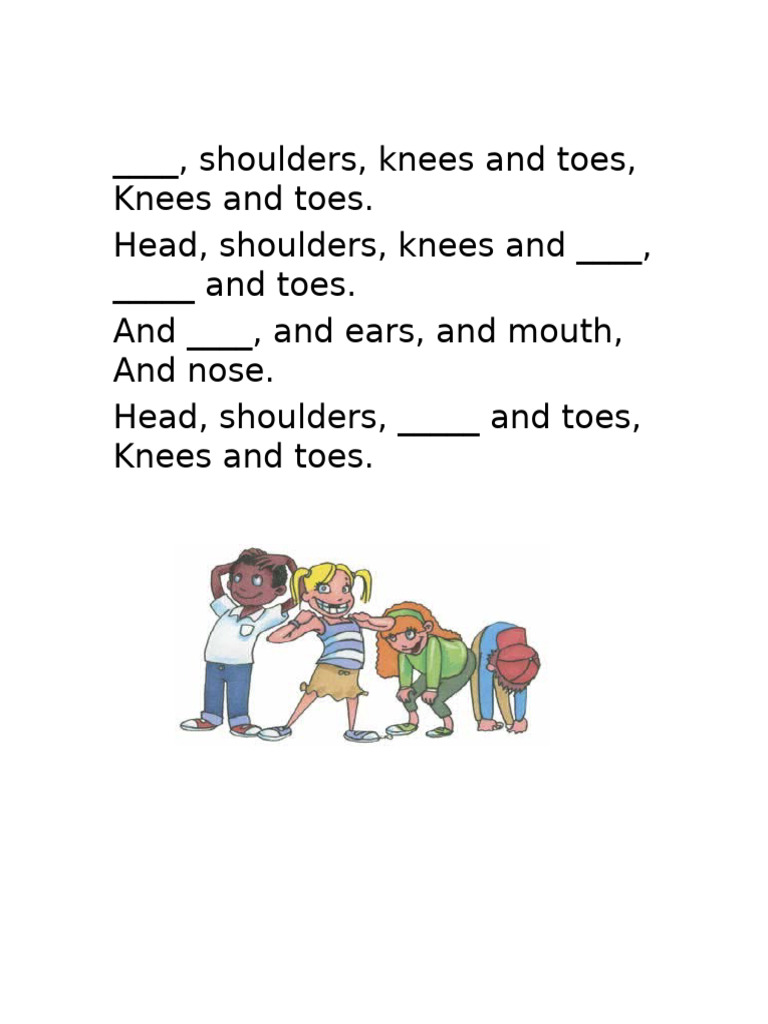 Parts of The Body Activities Promoting Classroom Dynamics Group Form - 12099 | PDF