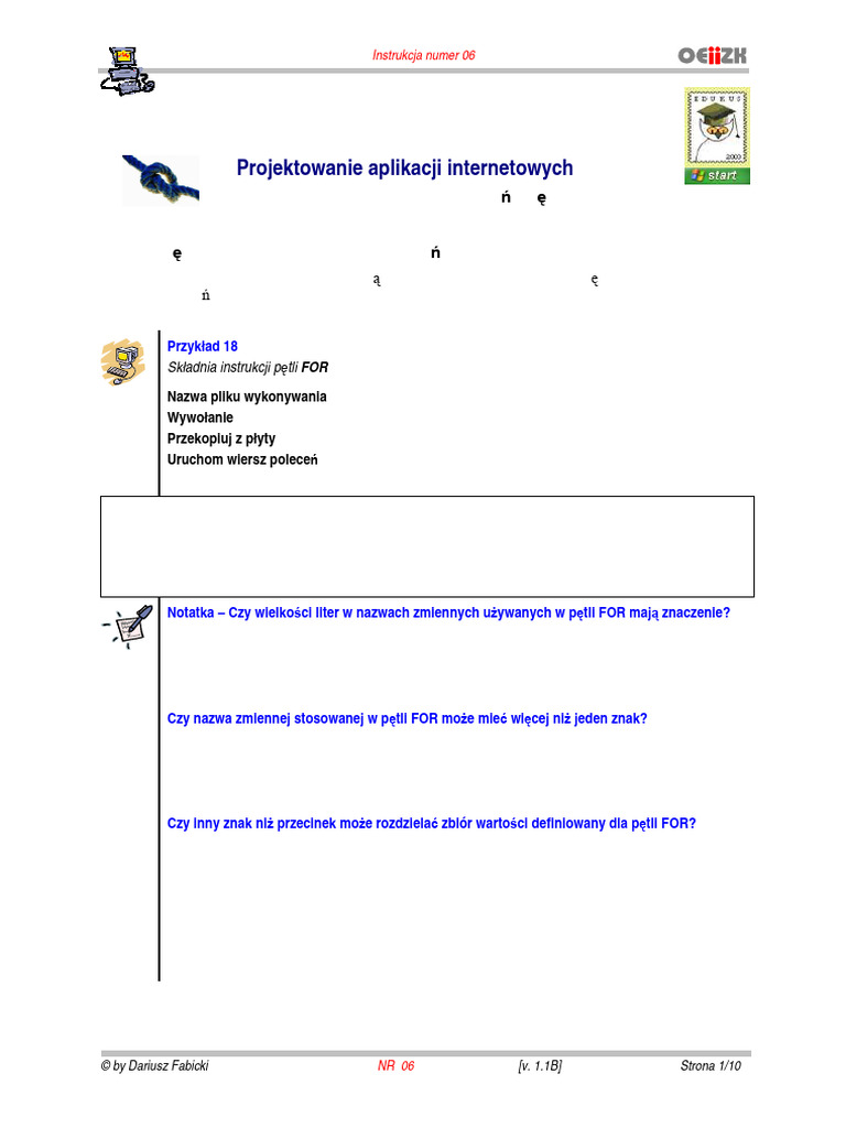 Projektowanie Aplikacji Internetowych | PDF