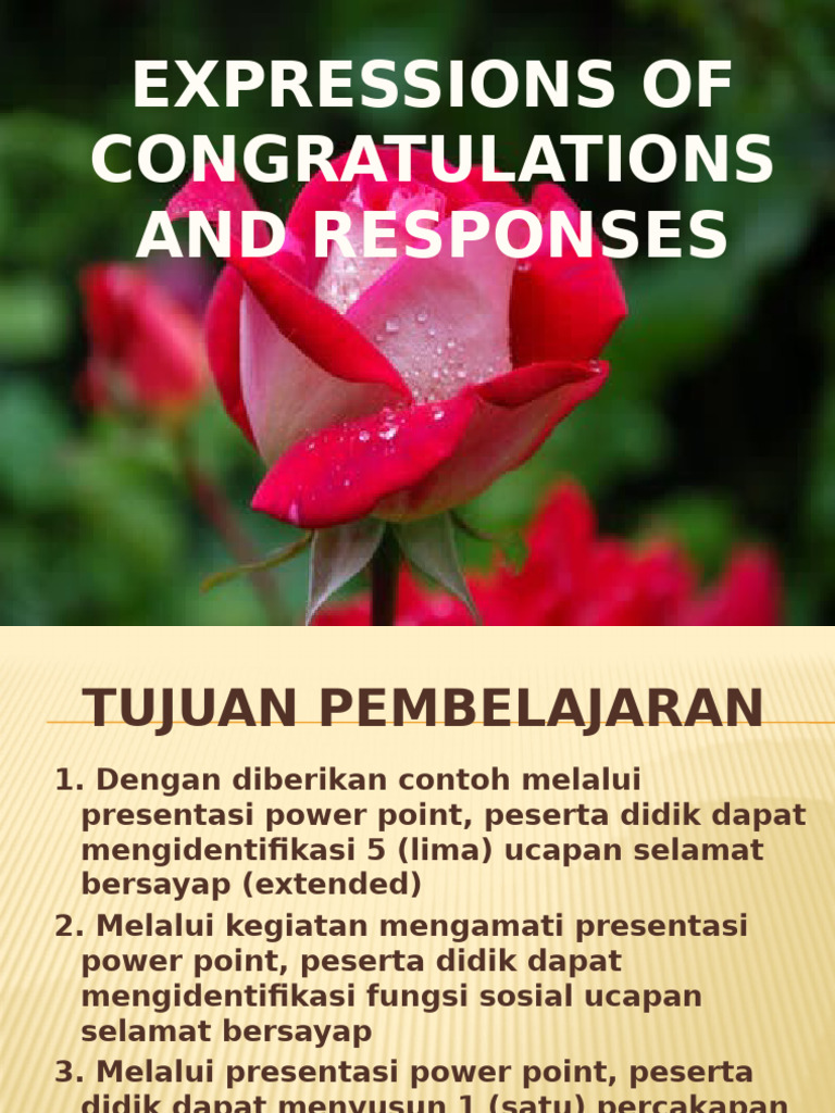 PPT CONGRATULATIONS | PDF