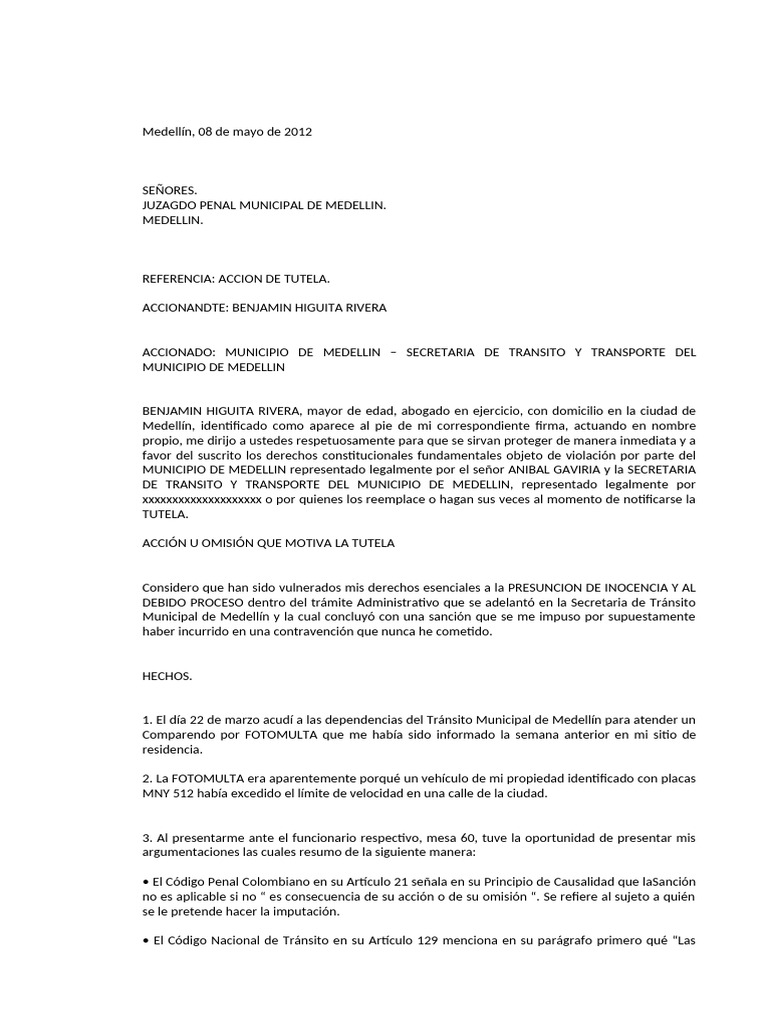 fotomultas | PDF | Multa (pena) | Presunción de inocencia