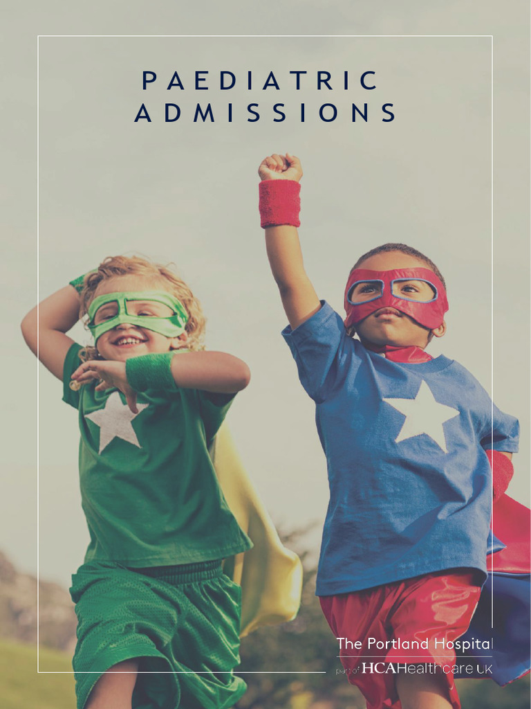 Paediatric Admission Brochure | PDF | Hospital | Patient