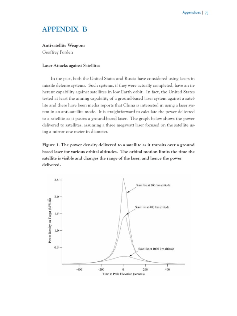 Appendix B: Appendices 75 | PDF | Communications Satellite | Satellite