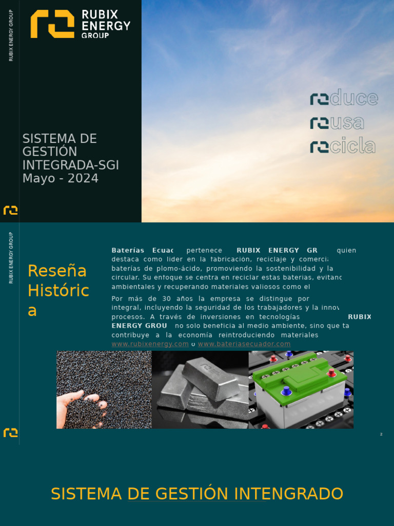 0.3 Rubix Energy Group Template - Induccíon | PDF | Sustentabilidad ...