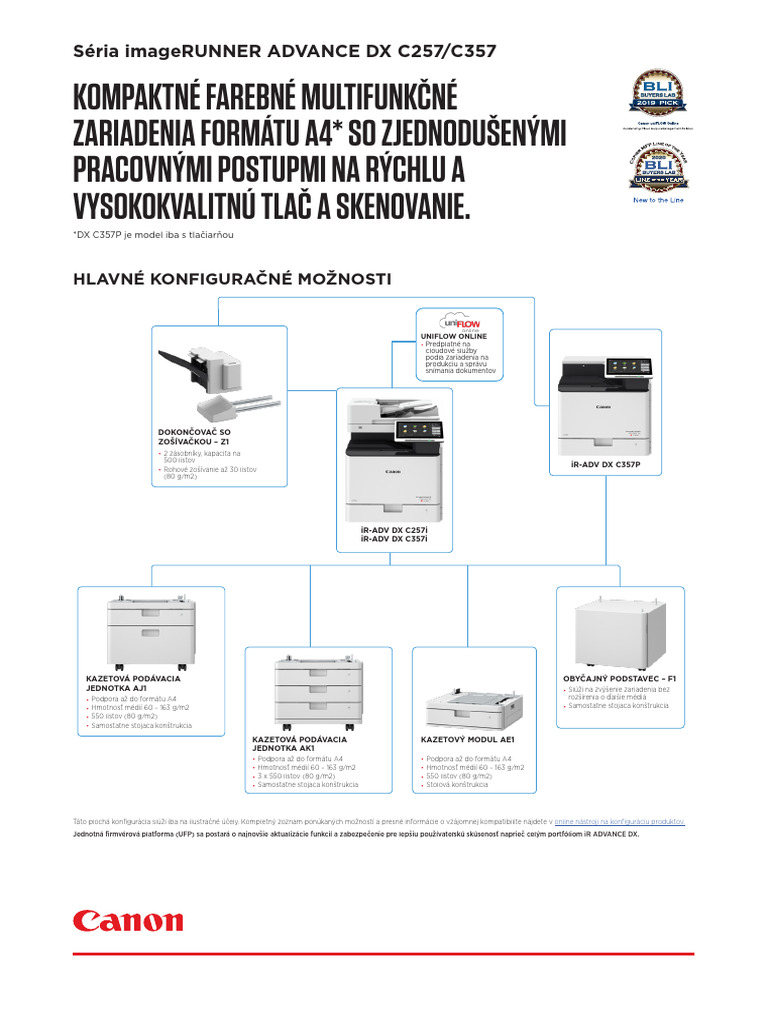 Canon_iR_ADVANCE_DX_C357_Datasheet_SK | PDF