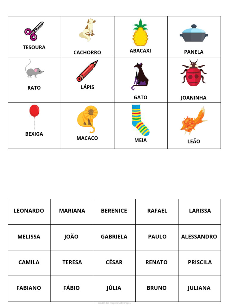 Atividade para Impressao Descobrindo Os Sons Iniciais Lpo1 06ats03 | PDF