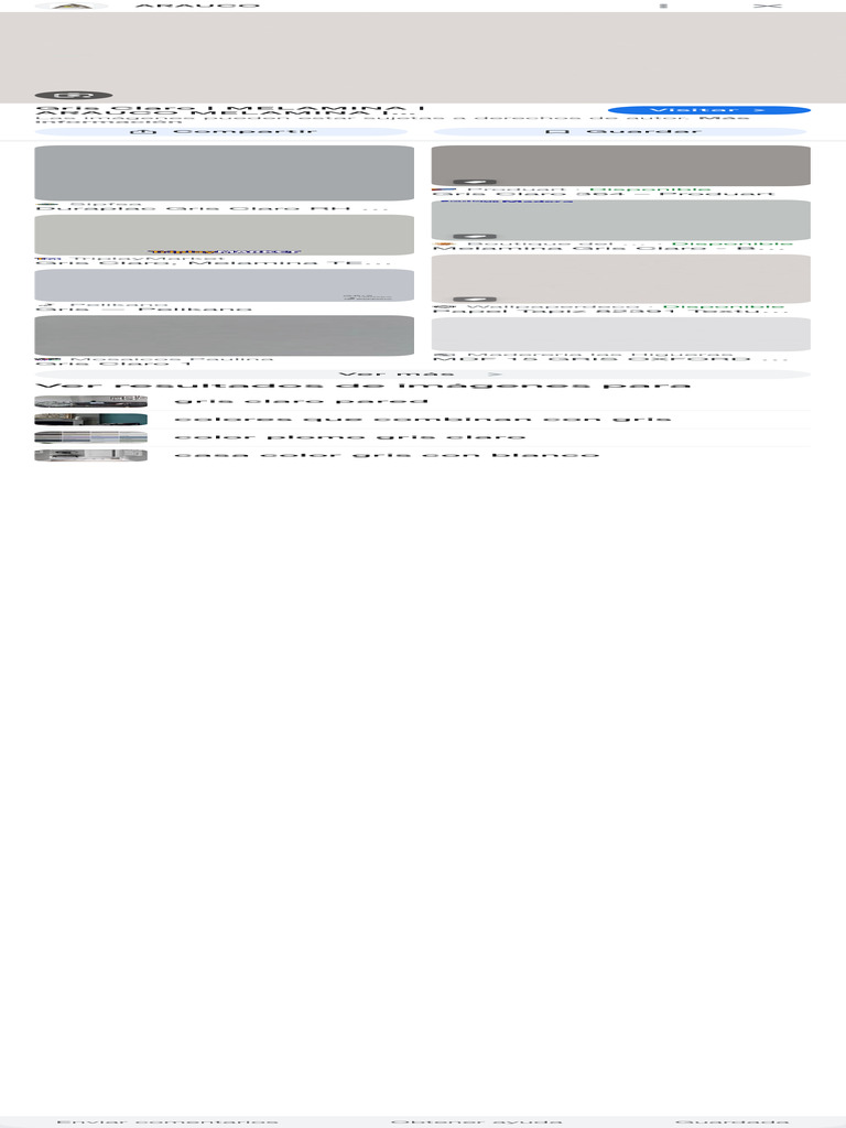 Melamina Gris Claro: Opciones y Usos | PDF | Color