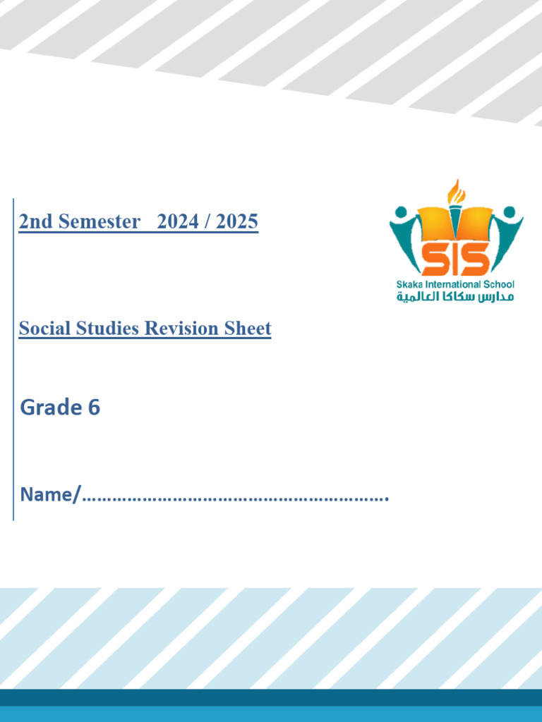 SIS Social G6 Revision Sheet S2 | PDF | Ancient Greece | Greeks